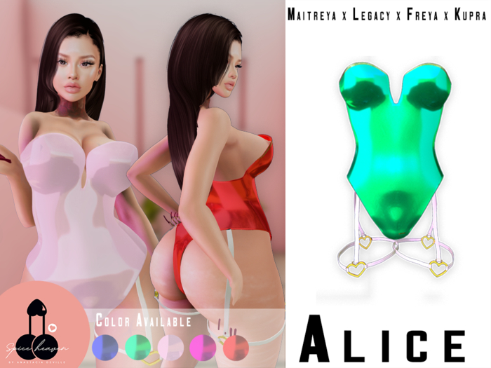 Second Life Marketplace [sh] Alice Corset Green